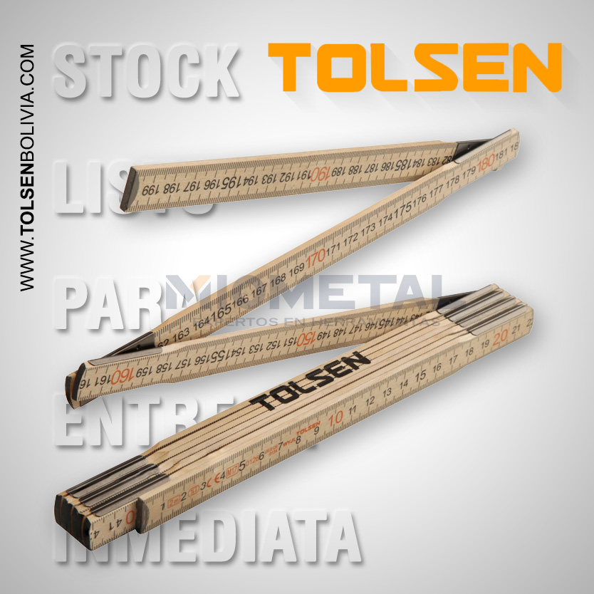35046 REGLA PLEGABLE DE MADERA 2M – MIOMETAL